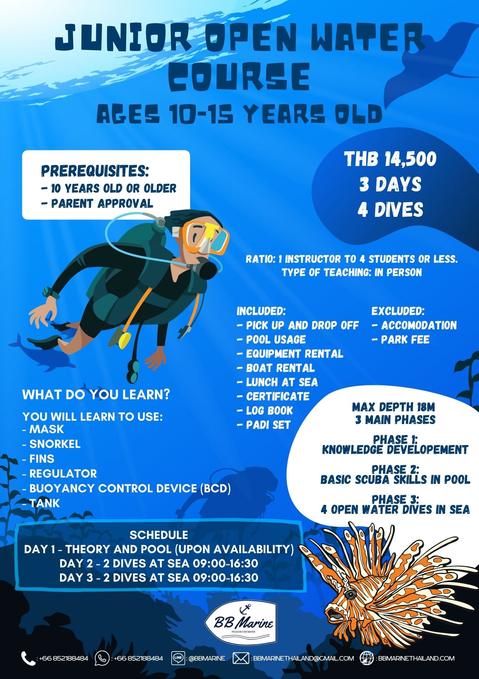 Course Details Open Water – Krabi Scuba Club